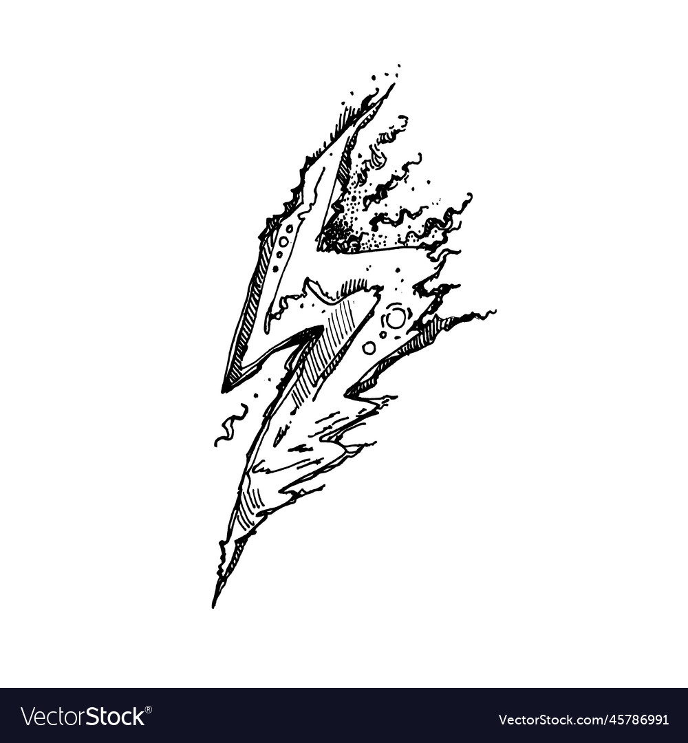 Thunderstorm Royalty Free Vector Image - VectorStock