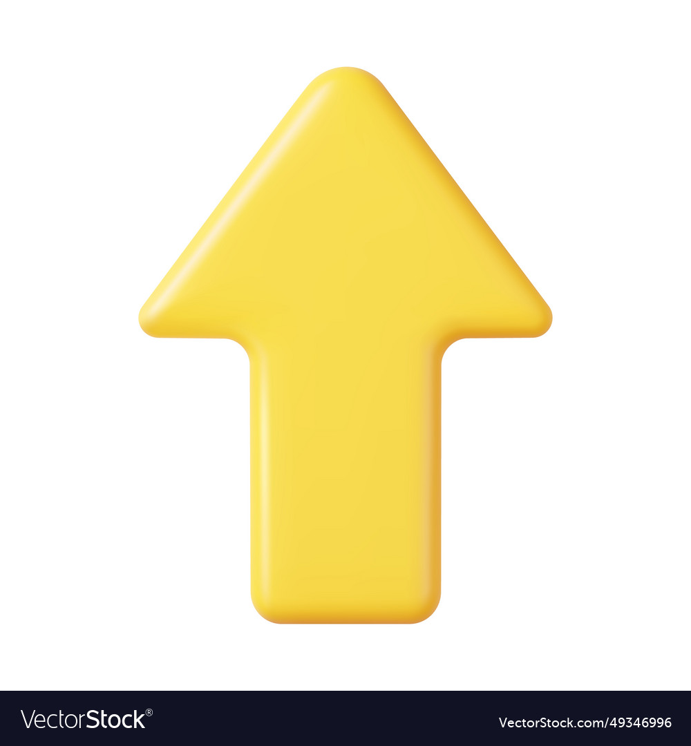 3d Arrow Pointer Mouse Cursor Royalty Free Vector Image