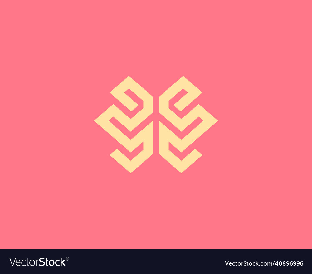 Abstract brain logo design template Royalty Free Vector