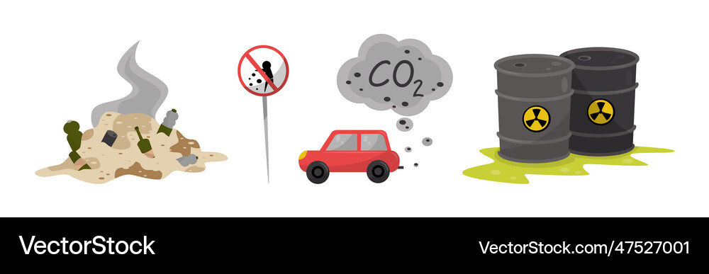 Air pollution awareness with hazardous radioactive