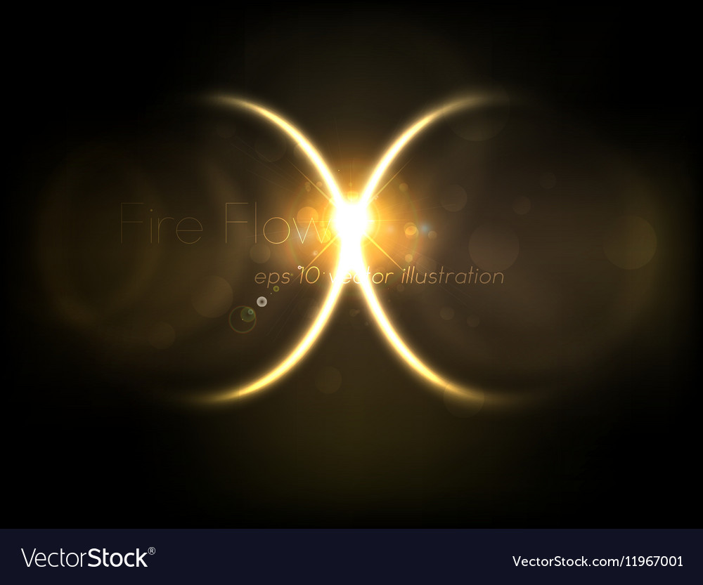 Fire flow background Royalty Free Vector Image
