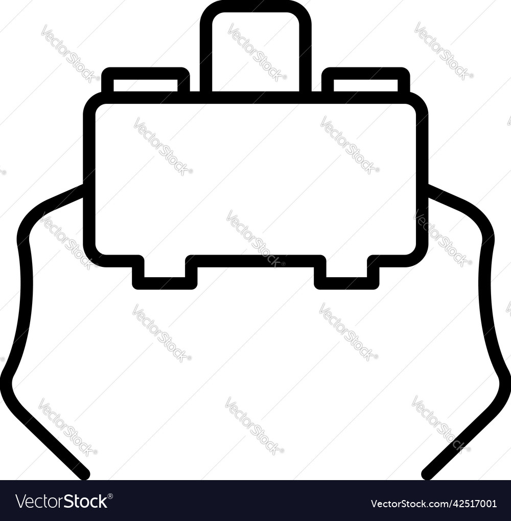 Micro button icon Royalty Free Vector Image - VectorStock
