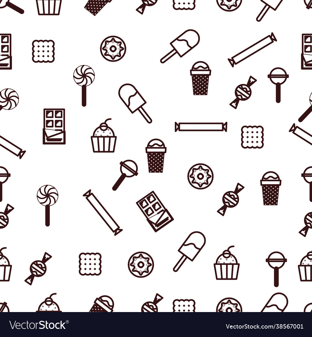 Sweets candy Royalty Free Vector Image - VectorStock