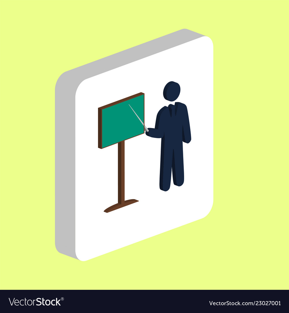 Training computer symbol Royalty Free Vector Image