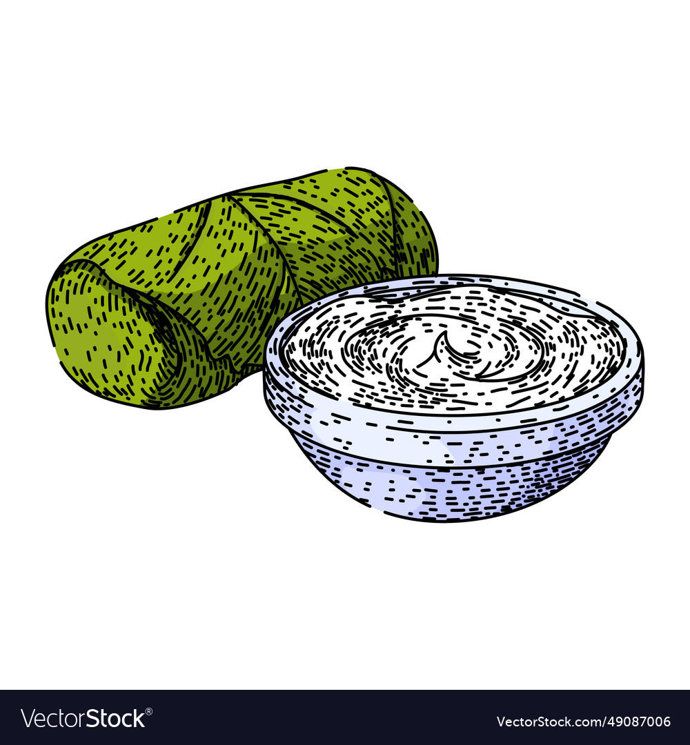Food dolma sketch hand drawn Royalty Free Vector Image Food dolma sketch hand drawn Royalty Free Vector Image