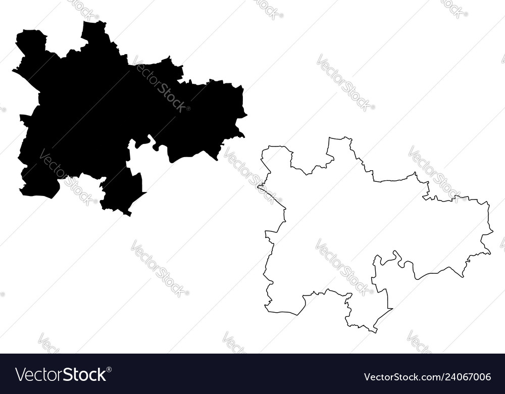 Glasgow map Royalty Free Vector Image - VectorStock