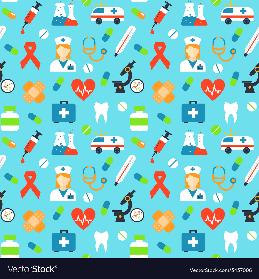 Medical pattern Royalty Free Vector Image - VectorStock