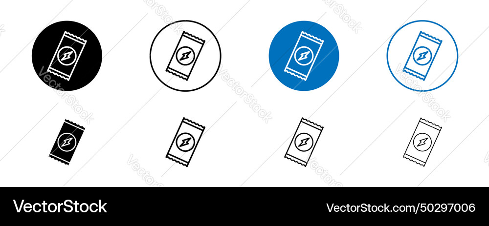 Protein bar icon set healthy chocolate cereal Vector Image