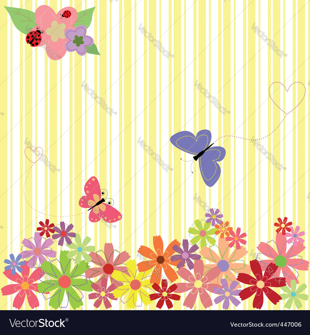Spring background Royalty Free Vector Image - VectorStock