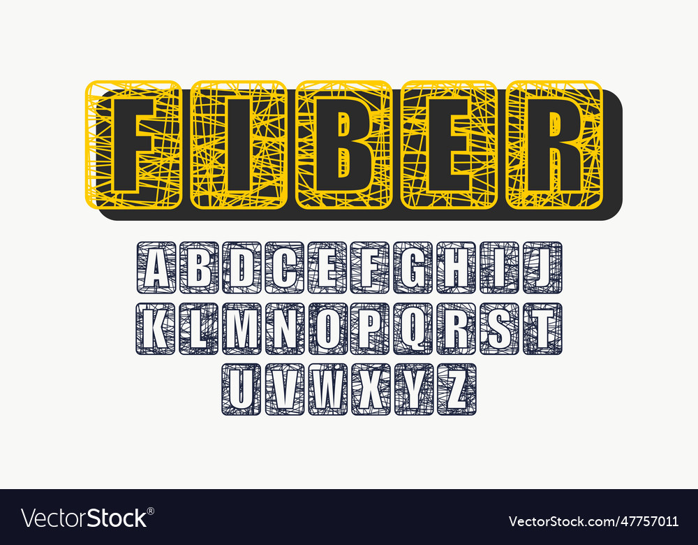 Alphabet set Royalty Free Vector Image - VectorStock