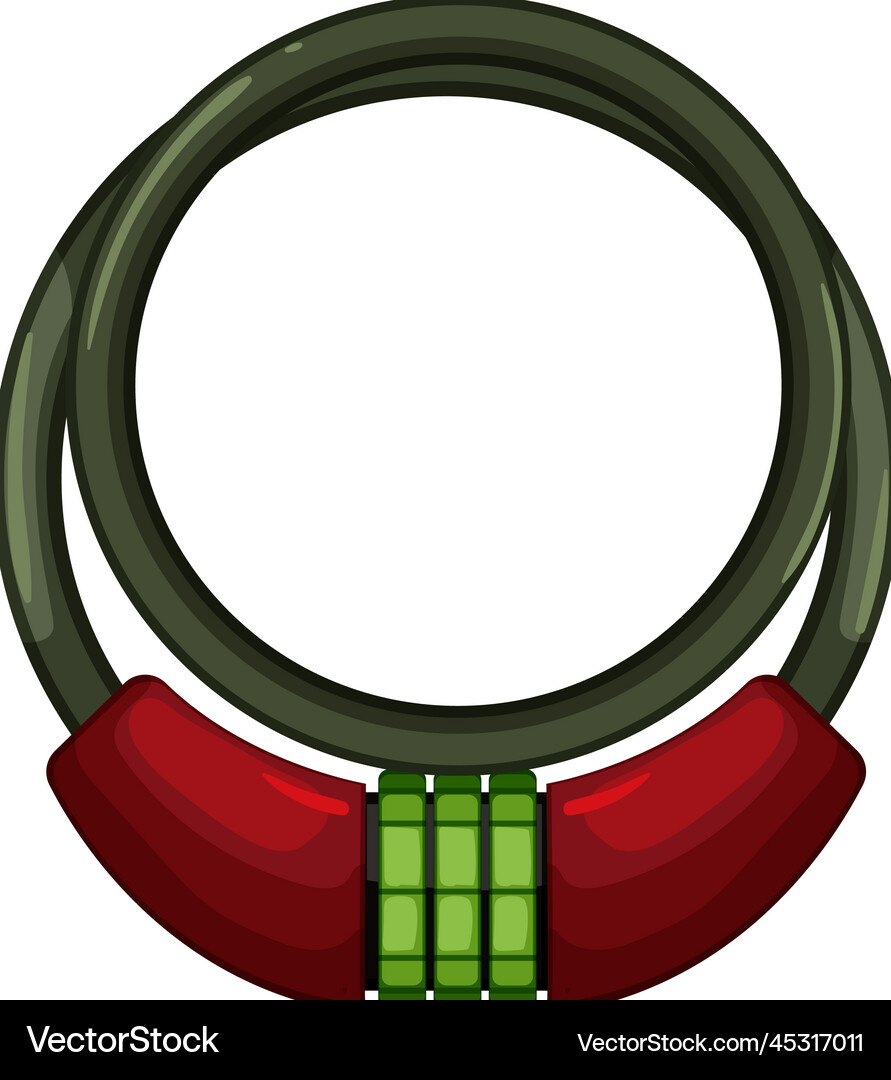 Outdoor bicycle lock cartoon Royalty Free Vector Image