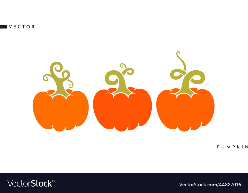 Abstract pumpkin Royalty Free Vector Image - VectorStock