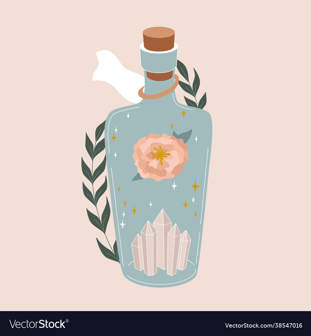 Magic bottle Royalty Free Vector Image - VectorStock