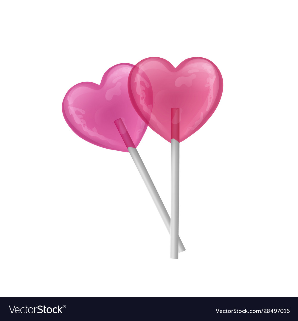 Set colorful sweet lollipops candies shape Vector Image