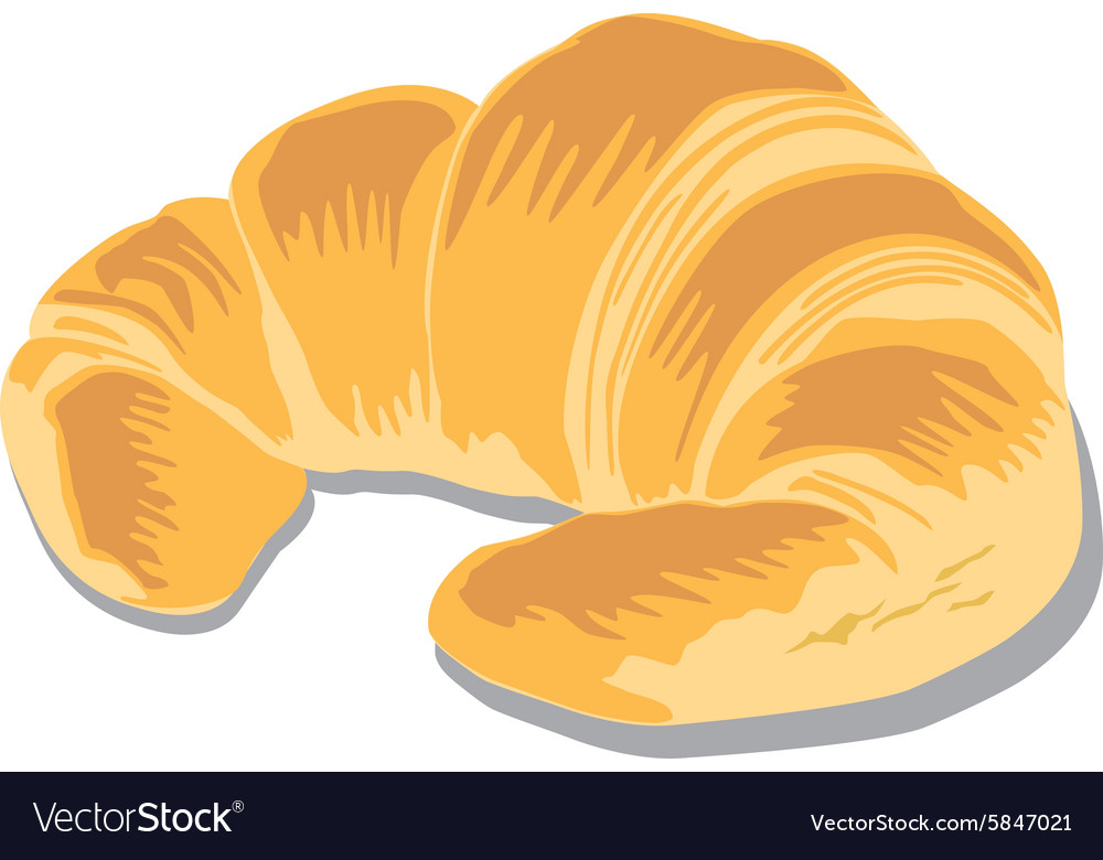 Croissant Royalty Free Vector Image - VectorStock