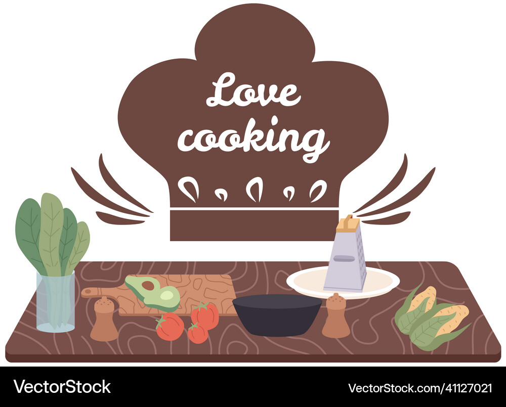 Premium cooking class label process of food Vector Image