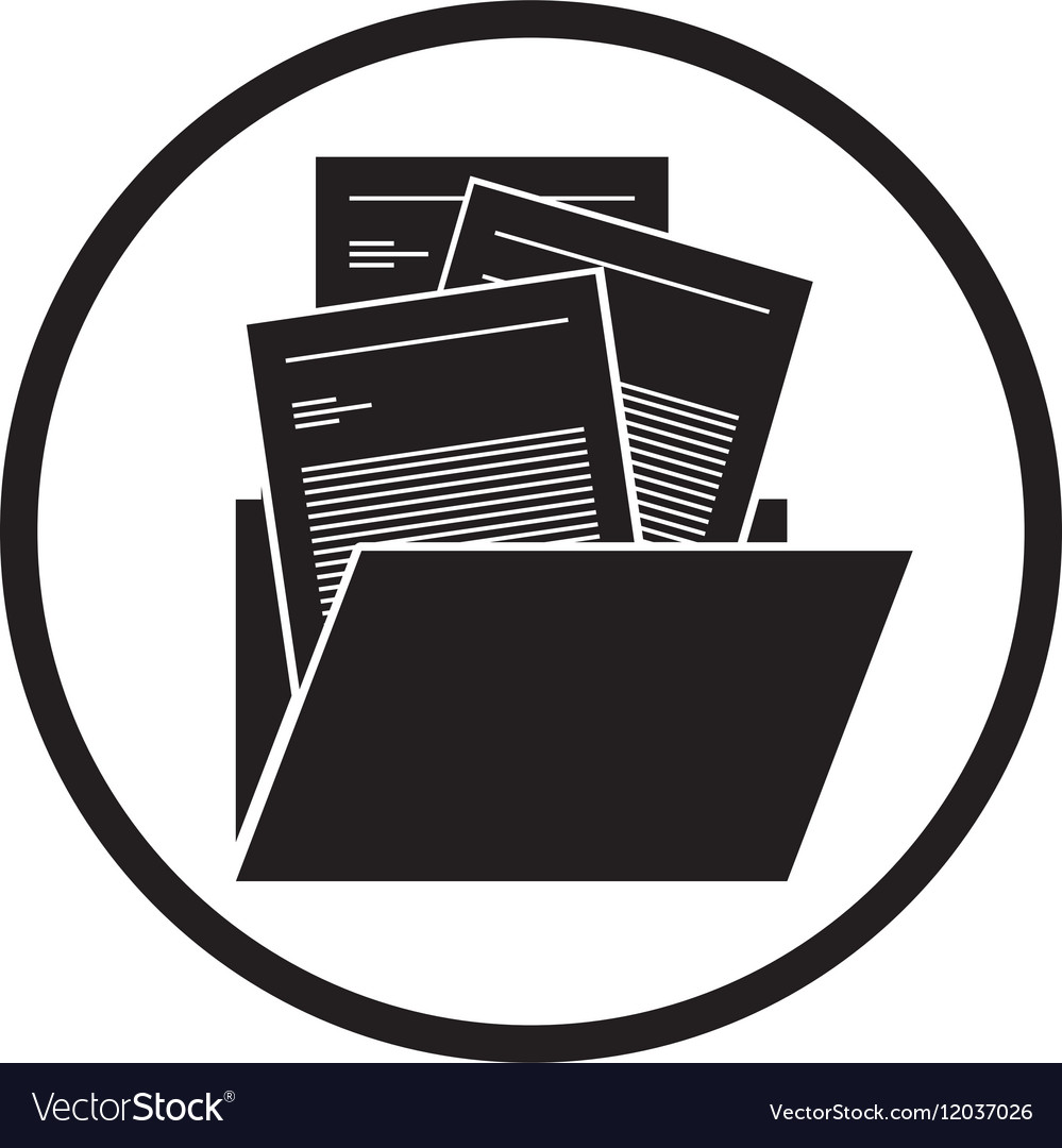 Isolated file design Royalty Free Vector Image