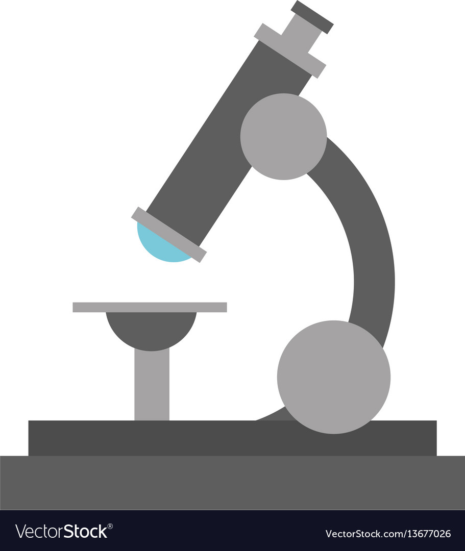 Microscope tool icon Royalty Free Vector Image