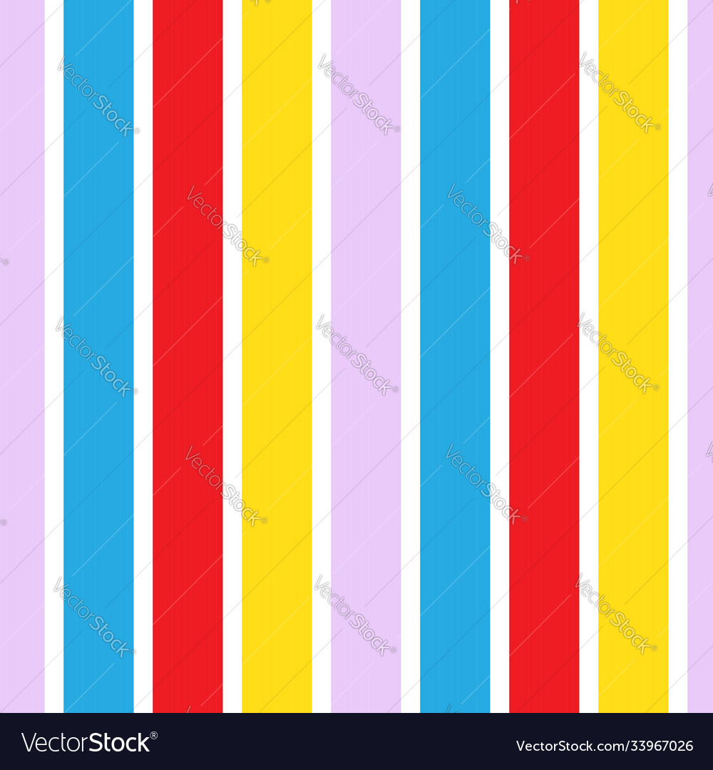 Rainbow stripe seamless pattern background in Vector Image