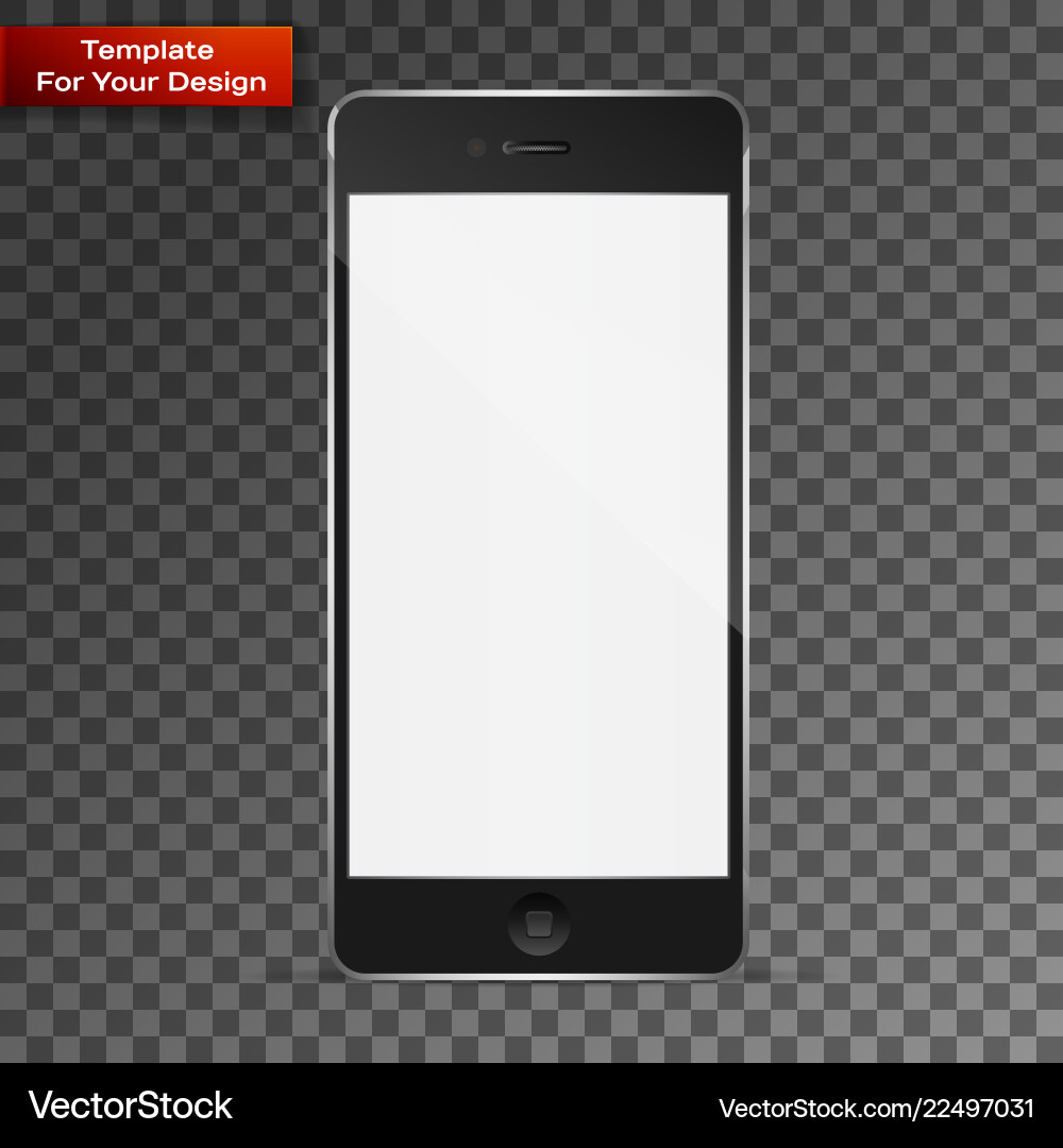 Perfectly detailed modern smart phone Royalty Free Vector