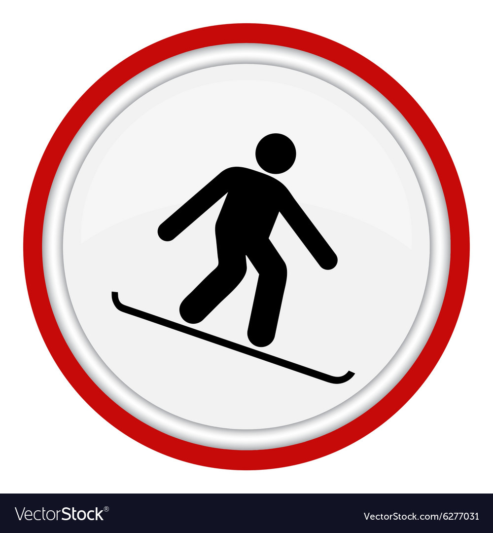 Snowboarding icon Royalty Free Vector Image - VectorStock