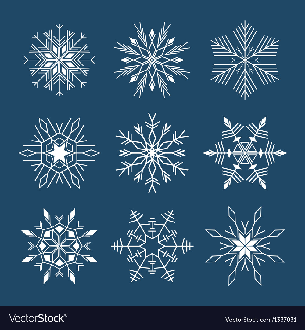 Snowflake Royalty Free Vector Image - VectorStock Snowflake Royalty Free Vector Image - VectorStock
