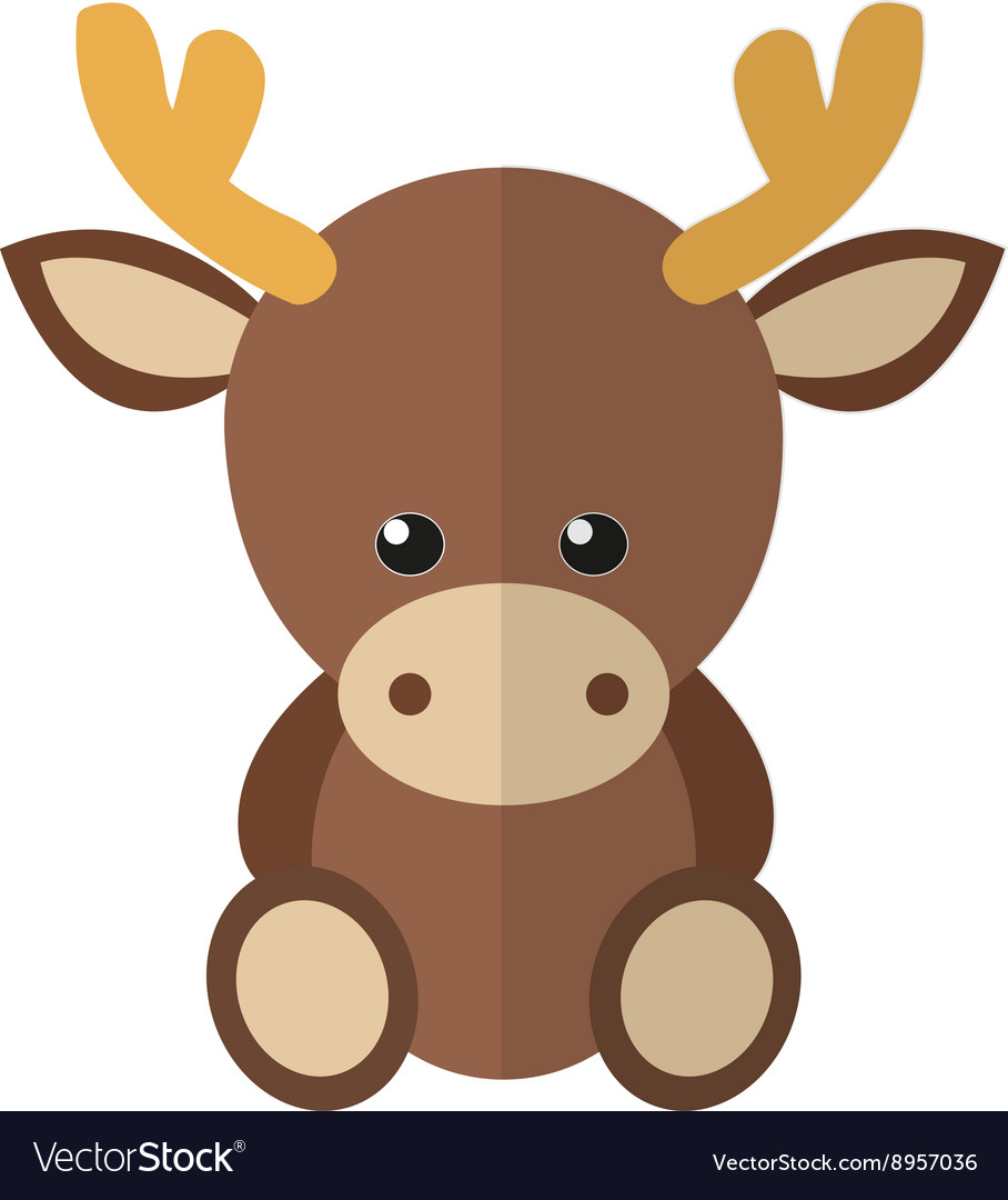 A moose Royalty Free Vector Image - VectorStock