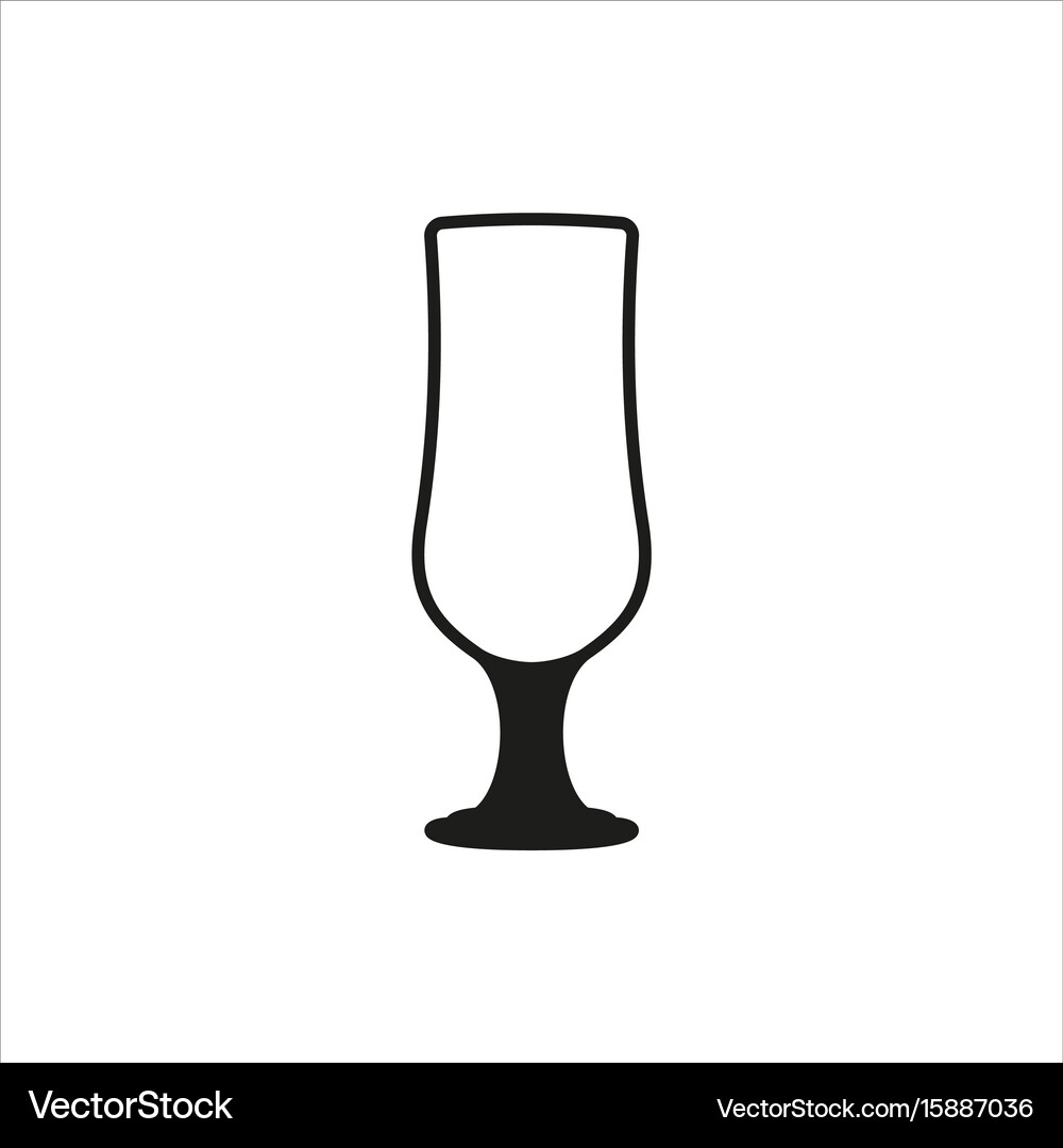 Empty beer mug Royalty Free Vector Image - VectorStock