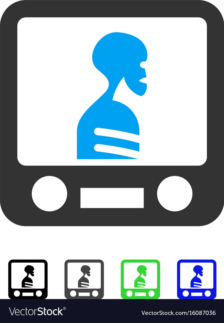 Xray screening flat icon Royalty Free Vector Image Xray screening flat icon Royalty Free Vector Image