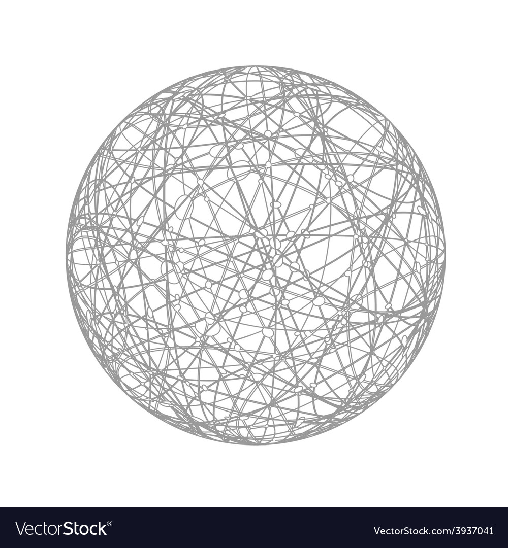 Abstract sphere Royalty Free Vector Image - VectorStock