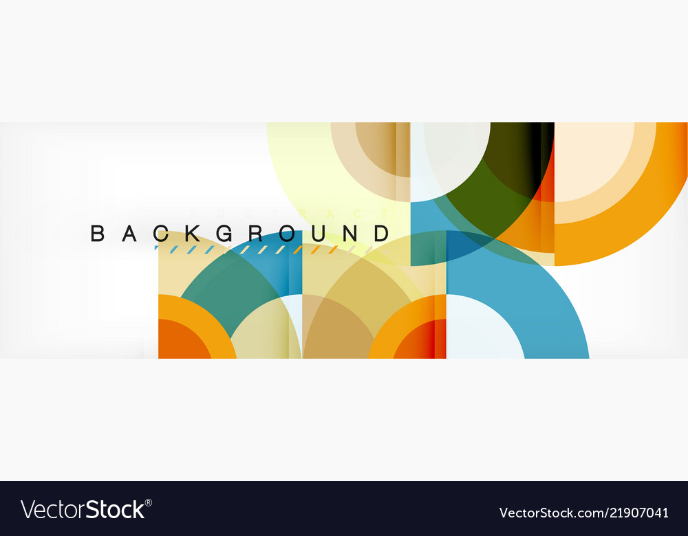 Circle abstract background Royalty Free Vector Image