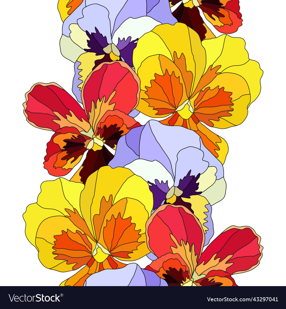 Floral Seamless Pattern Royalty Free Vector Image 