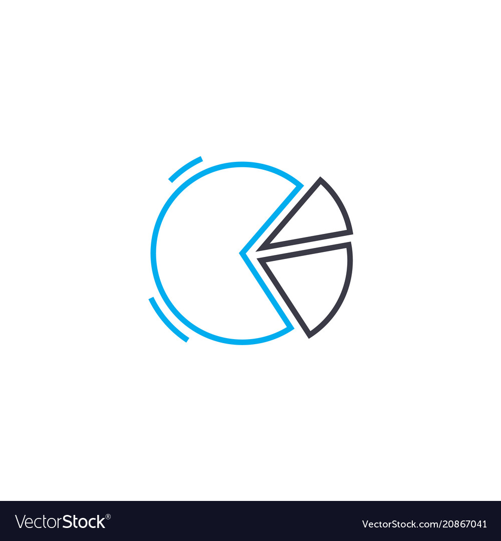 Important elements thin line stroke icon Vector Image