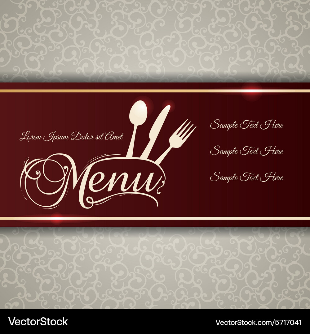 Restaurant digital design Royalty Free Vector Image