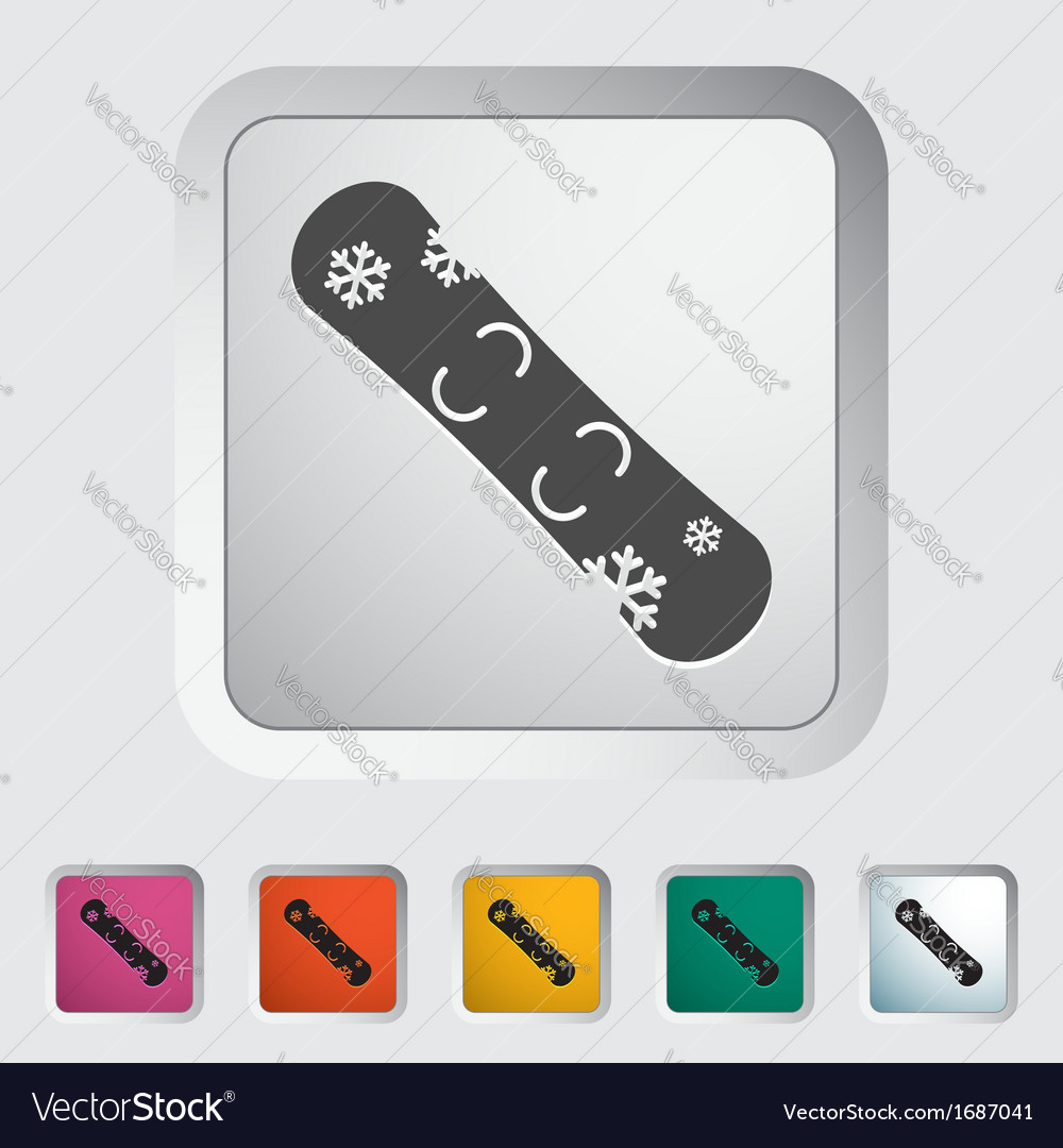 Snowboard Royalty Free Vector Image - VectorStock