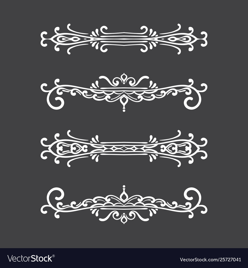 Vintage design elements Royalty Free Vector Image