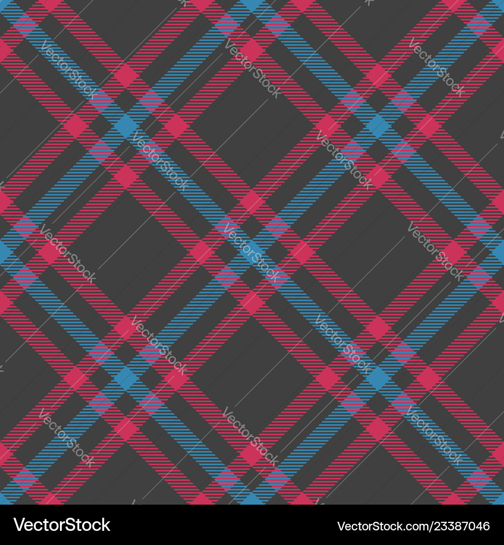 Classic tartan merry christmas seamless patterns Vector Image