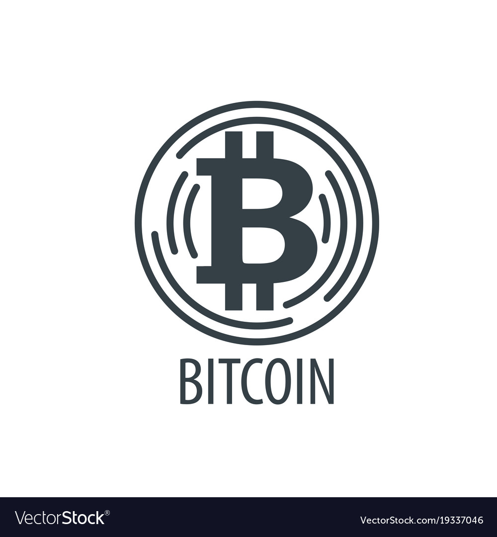 Icon bitcoin Royalty Free Vector Image - VectorStock