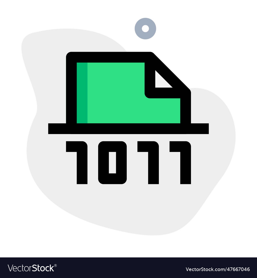 Important info in code encrypted Royalty Free Vector Image