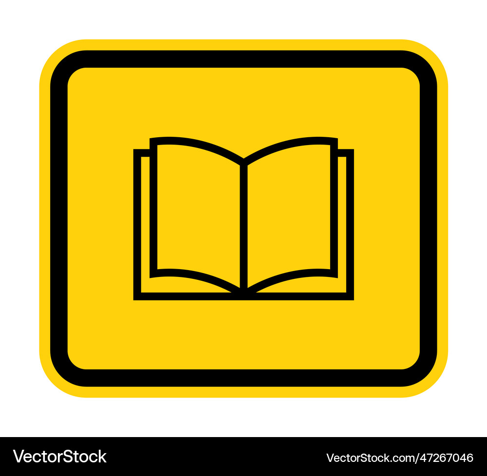 No read a book icons sign isolate on white Vector Image