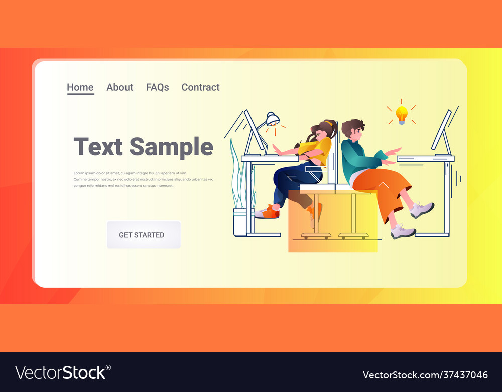 People using computers at workplace businesspeople