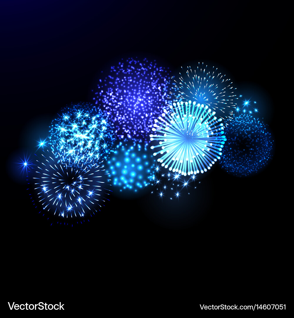 Fireworks Royalty Free Vector Image - VectorStock
