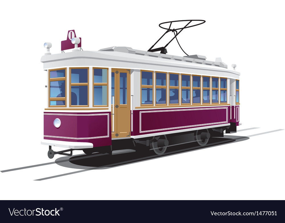 Tramway Royalty Free Vector Image - VectorStock