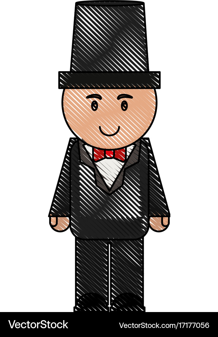 Boy cartoon with suit design Royalty Free Vector Image