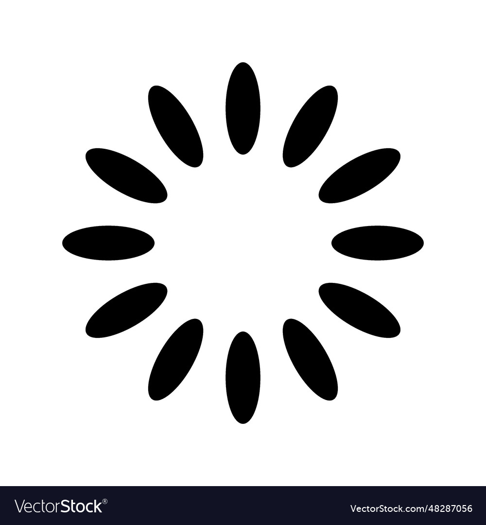 Loading icon Royalty Free Vector Image - VectorStock