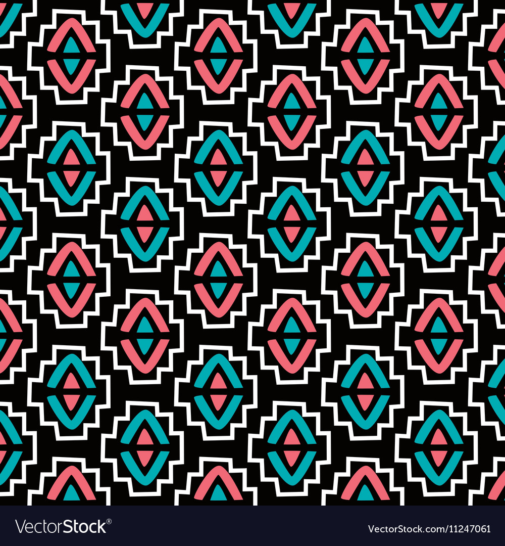 Native ethnic seamless pattern Royalty Free Vector Image