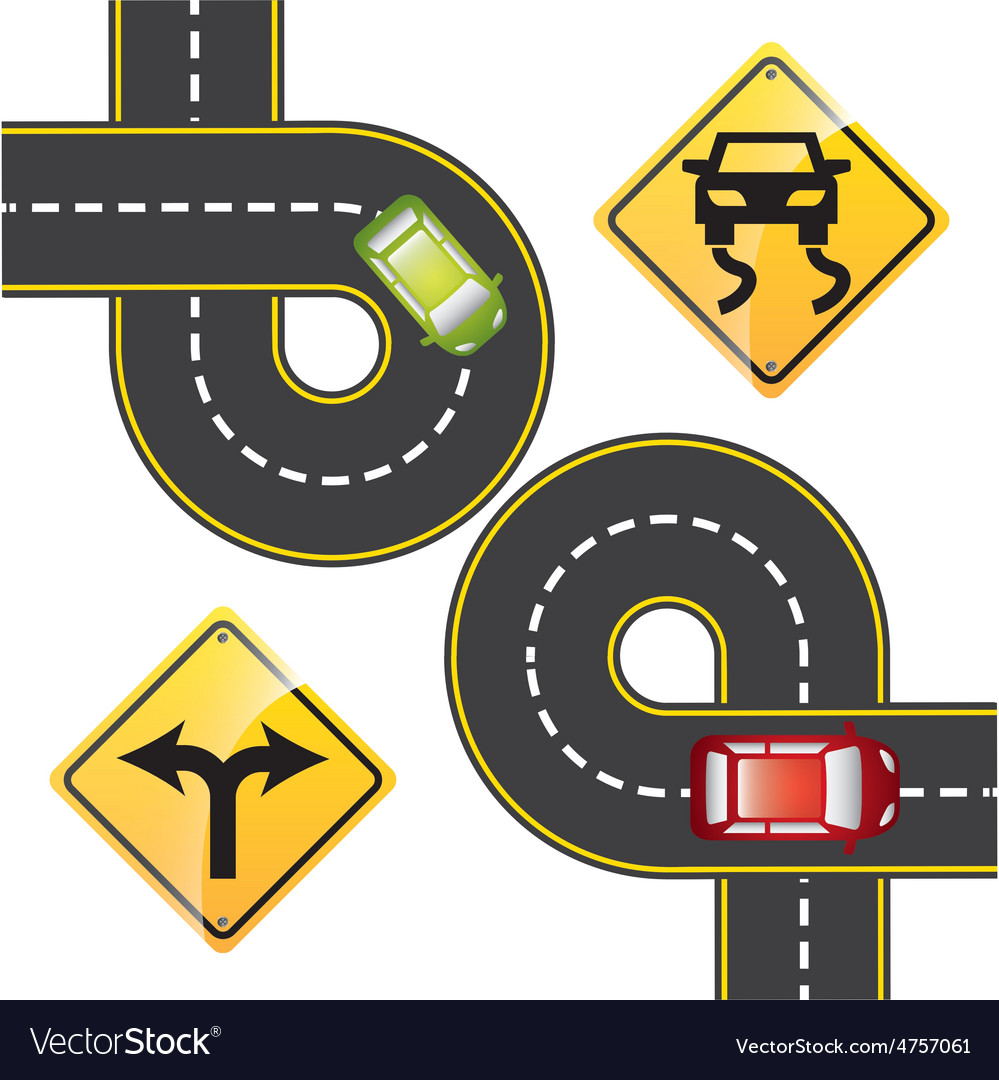Road traffic Royalty Free Vector Image - VectorStock