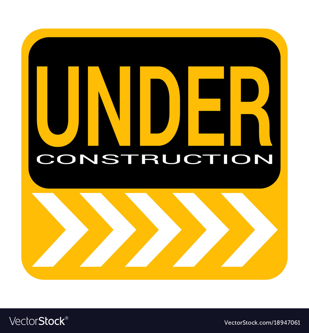 Under construction background Royalty Free Vector Image