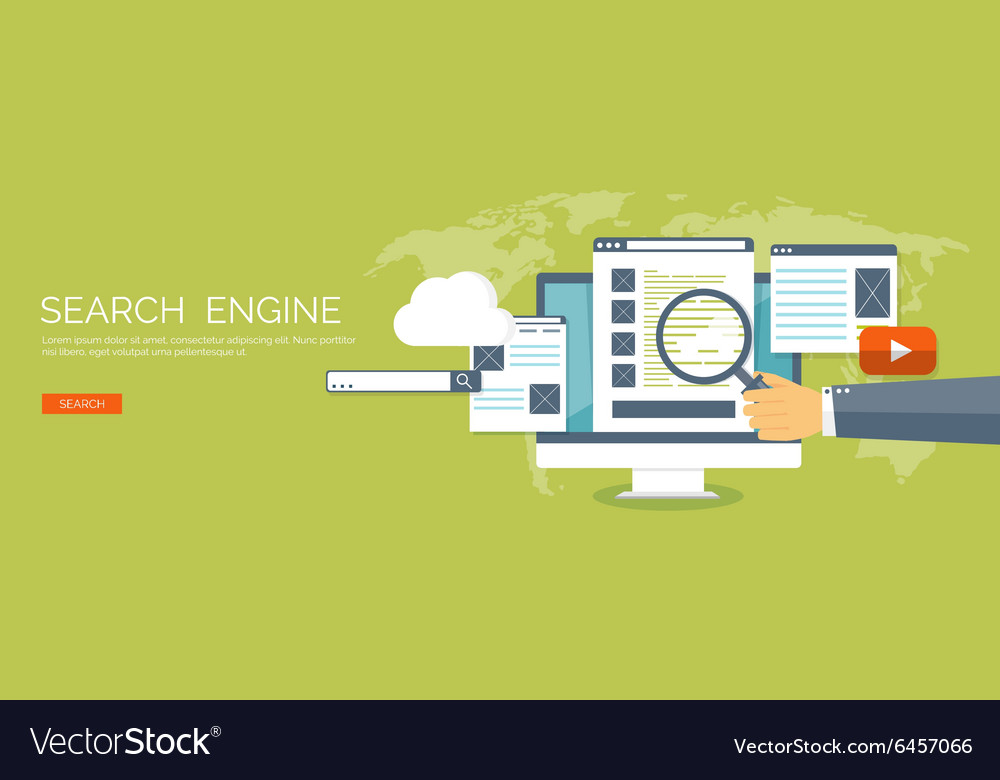Flat background coding Royalty Free Vector Image