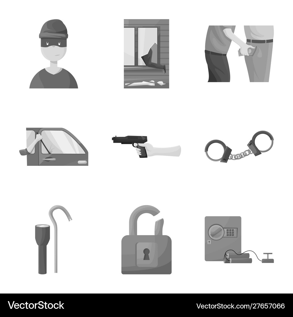 Pickpocket and fraud symbol Royalty Free Vector Image